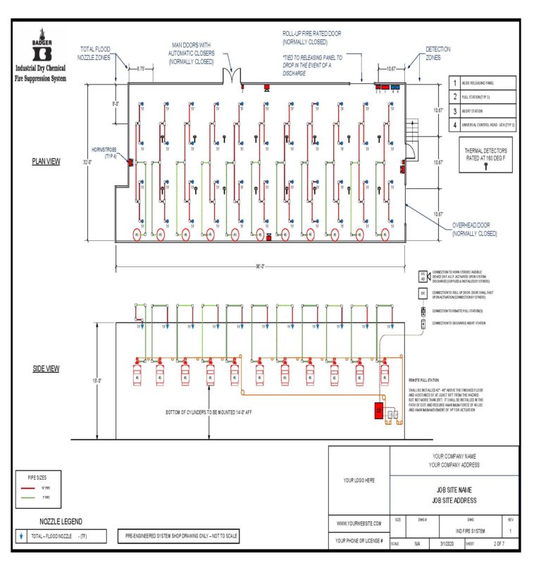 Industrial Systems – Fire System Drawings LLC